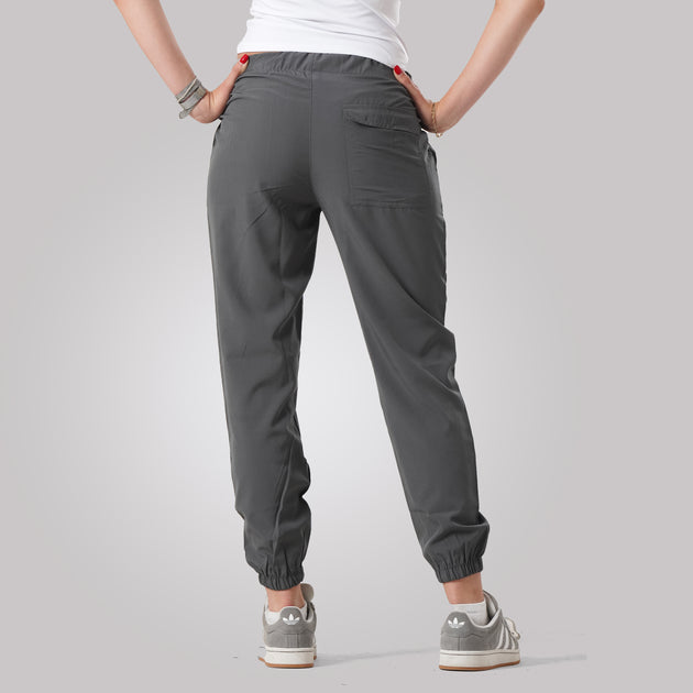 Tf-Premium Grey Micro Stretch Women Cuff Bottoms