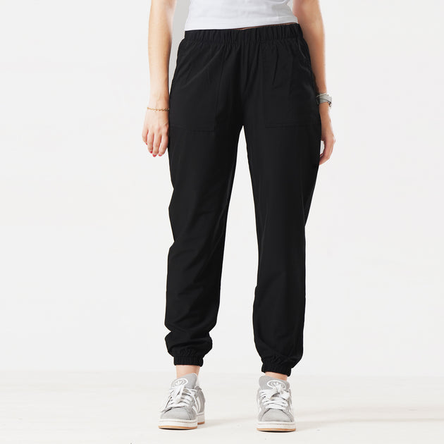 Tf-Premium Black Micro Stretch Women Cuff Bottoms