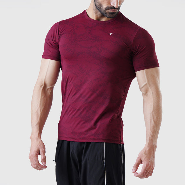 Tf-Ultimate Maroon Training Camouflage Tee