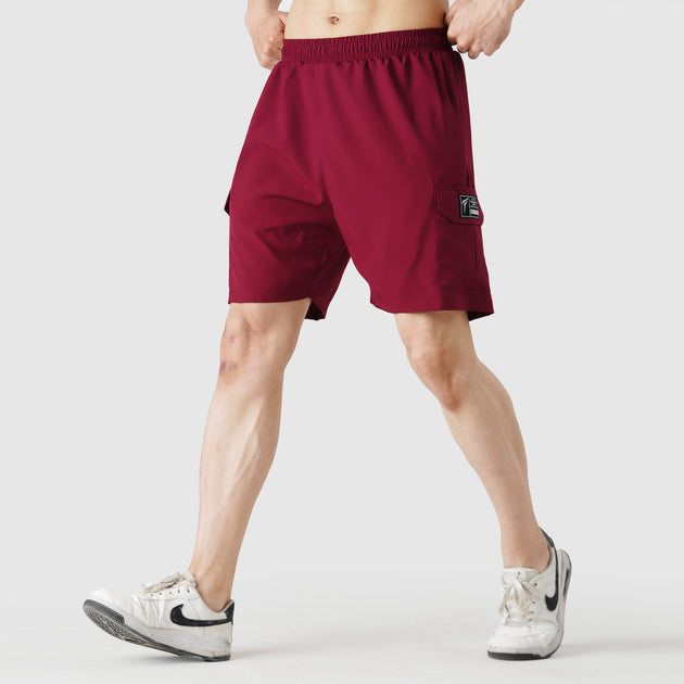 Tf-Maroon Training Micro Cargo Shorts