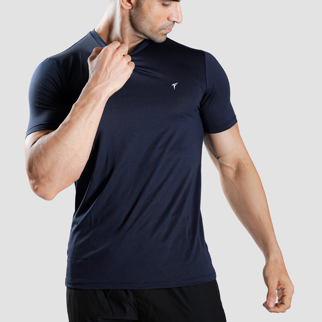 Tf-Dark Navy Ultra Stretch Mesh Tee