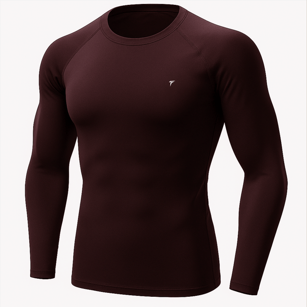 Full Sleeve Maroon Compression Tee