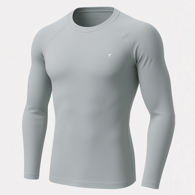 Full Sleeve Steel Grey Compression Tee